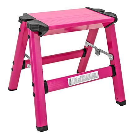 13" Step Ladder - Pink