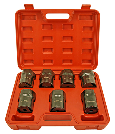 7 - pc. Locknut Wheel Bearing Socket