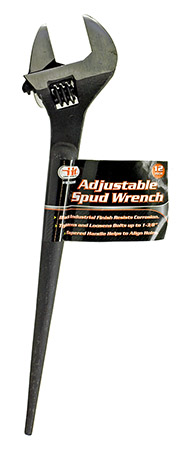12" Adjustable Spud Wrench