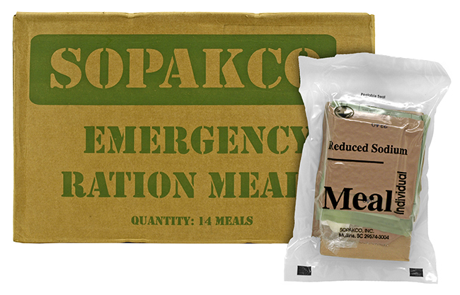 Box of 14 Sopakco Meals Ready to Eat (MREs)