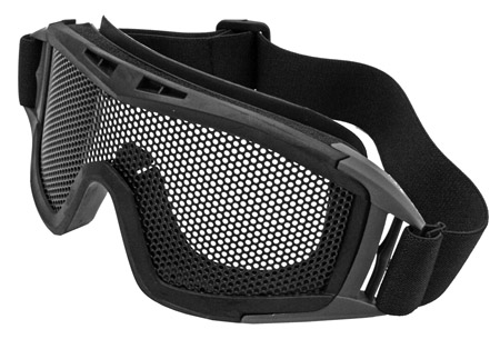 Deluxe Mesh Airsoft Goggles - Black