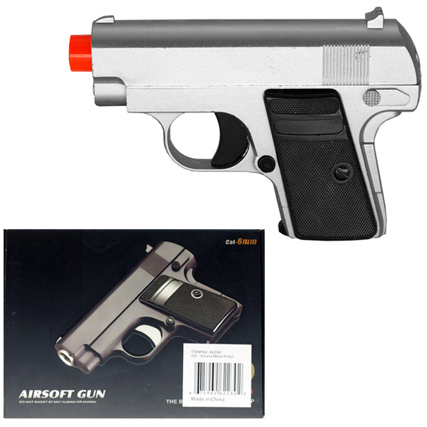 G9 Spring Airsoft Handgun - Silver