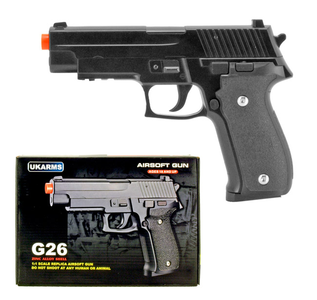 G26 Metal Spring Powered Airsoft Handgun