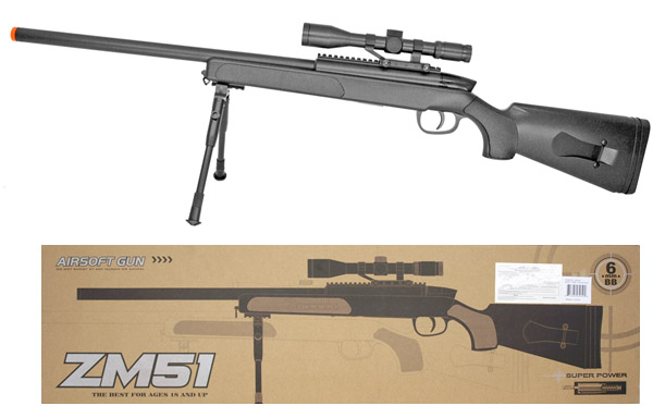 ZM51 Spring Airsoft Sniper Rifle