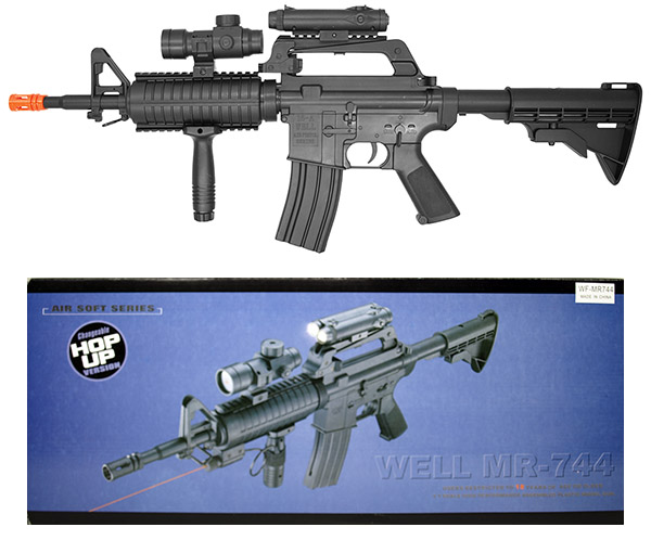 Well MR-744 Spring Airsoft Rifle