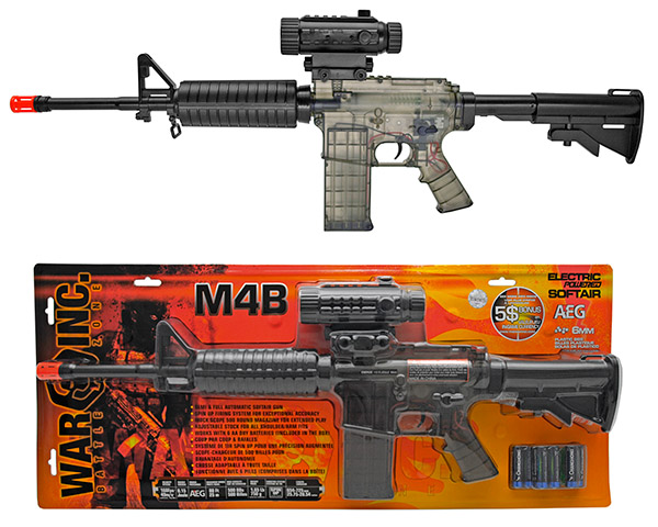 Clear M4 Airsoft Gun