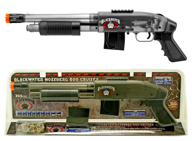 Blackwater Mossberg 500 Cruiser Spring Powered Airsoft Shotgun - Smoke