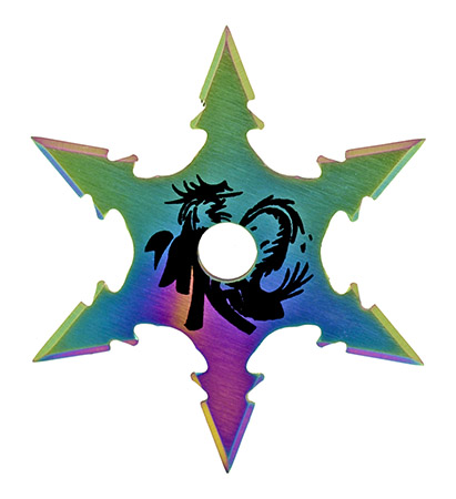 Dragon Throwing Star - Titanium