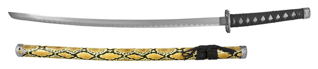 37" Traditional Dragon Samurai Sword - Snake
