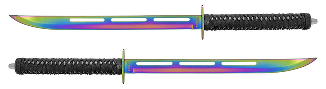 25.5" Dual Wield Tactical Master Swords - Titanium