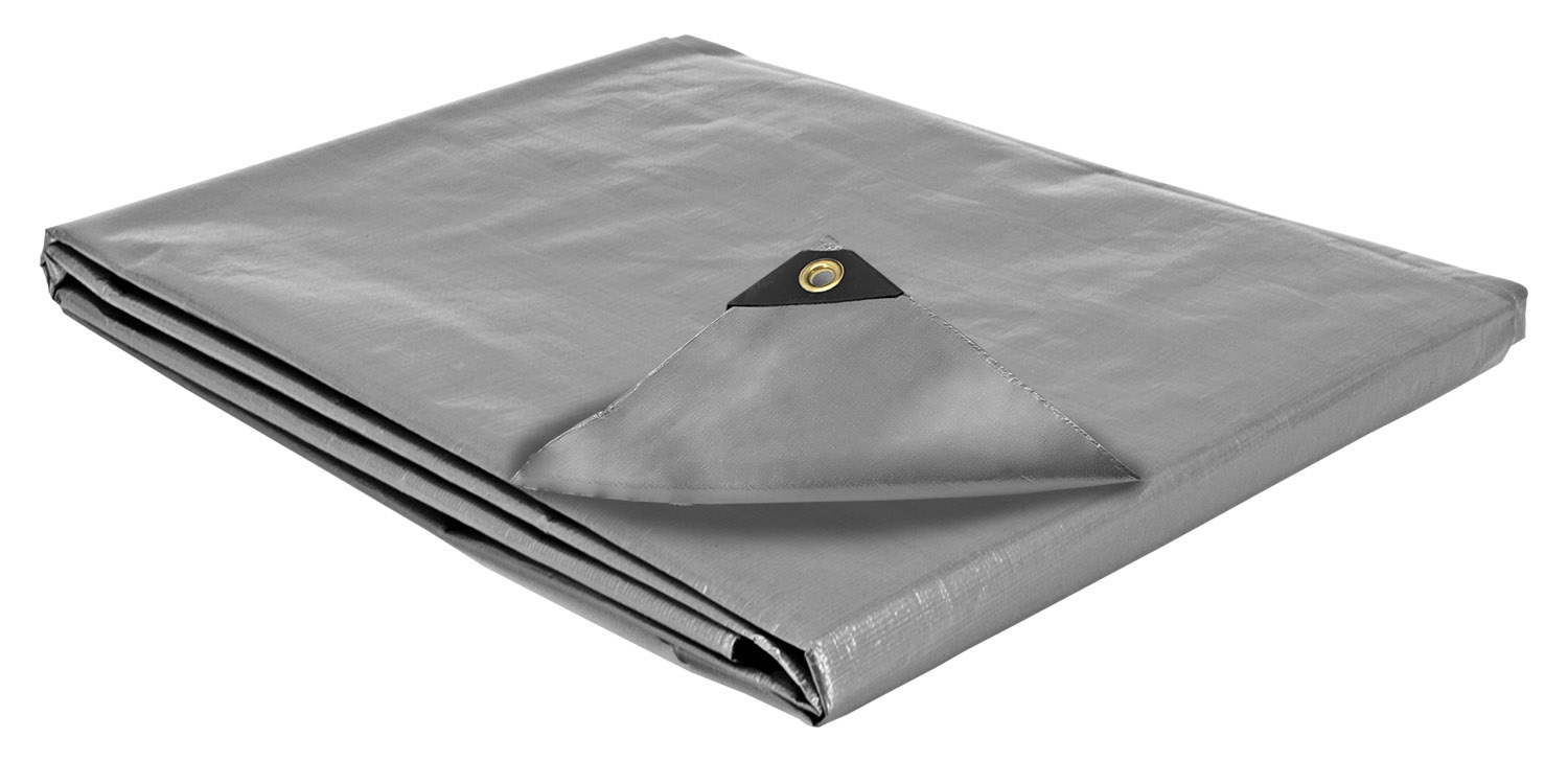 7 x 30 Heavy Duty Canopy Tarp - Silver