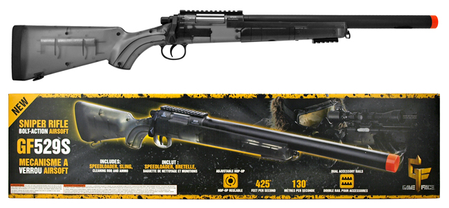 Game Face Bolt-Action Airsoft Sniper Rifle GF529S