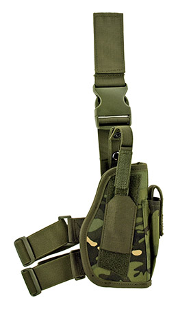 Ranger Elite Tactical Drop Leg Holster with Magazine Clip Storage Pouch ...