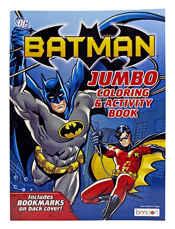 Batman and Robin Superhero Coloring and Puzzle Activity Book - Bendon