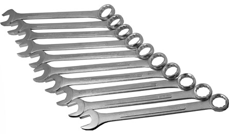 10-pc. Jumbo Wrench Set - SAE