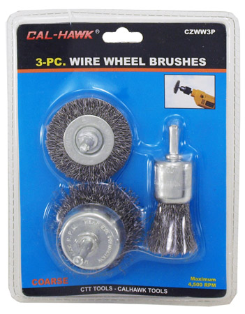 "Cal Hawk Tools 3-pc. Wire Wheel Brushes" - Walmart.com