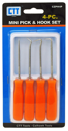 4-pc. Mini Pick & Hook Tool Set
