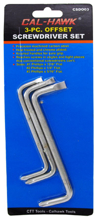 3-pc. Offset Screwdriver Set