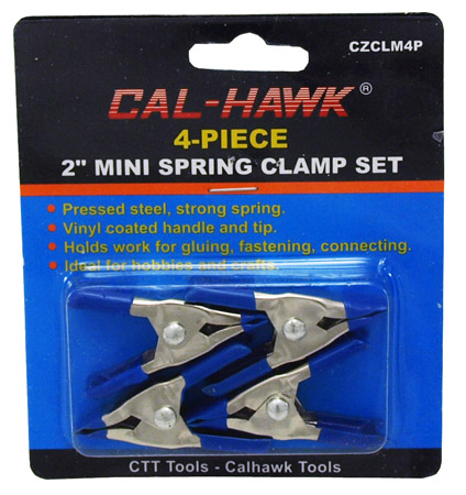4-pc. 2" Mini Spring Clamp Set
