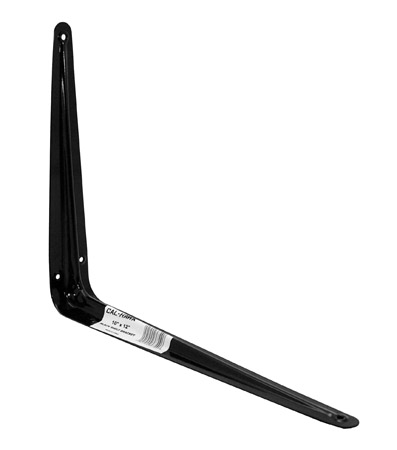 10" x 12" Shelf Bracket - Black