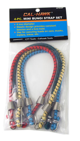 4-pc. Mini Bungee Strap Set