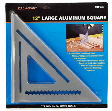12" Large Aluminum Square